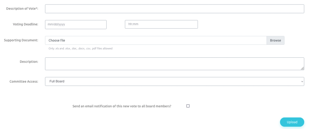 How do I create a vote? - BoardSite - Board Management Software for ...
